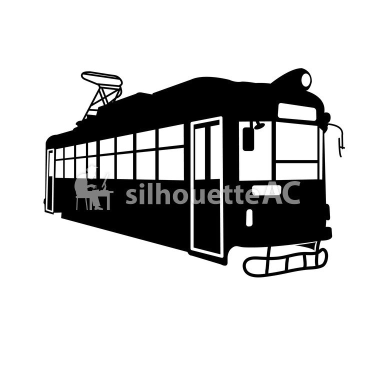 Gratis Siluet Vektor : Kendaraan Ilustrasi Silhouette Sepur Monochrome ...