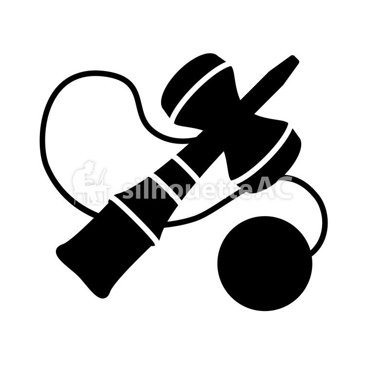 Free Silhouette Vector : Kendama - 109591 | silhouetteAC