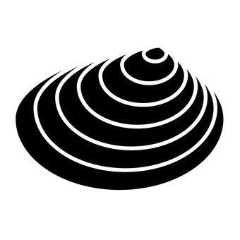 Free Silhouette Vector : Scallops icon - 118175 | silhouetteAC